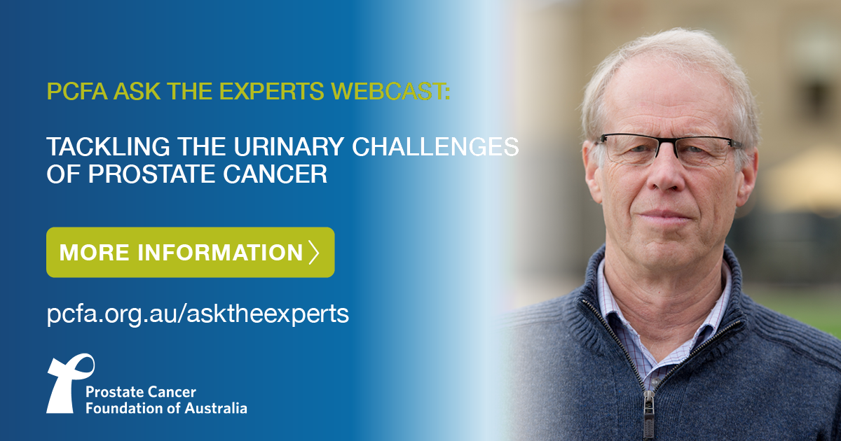 ASK THE EXPERTS Webcast - Tackling the Urinary Challenges of Prostate ...